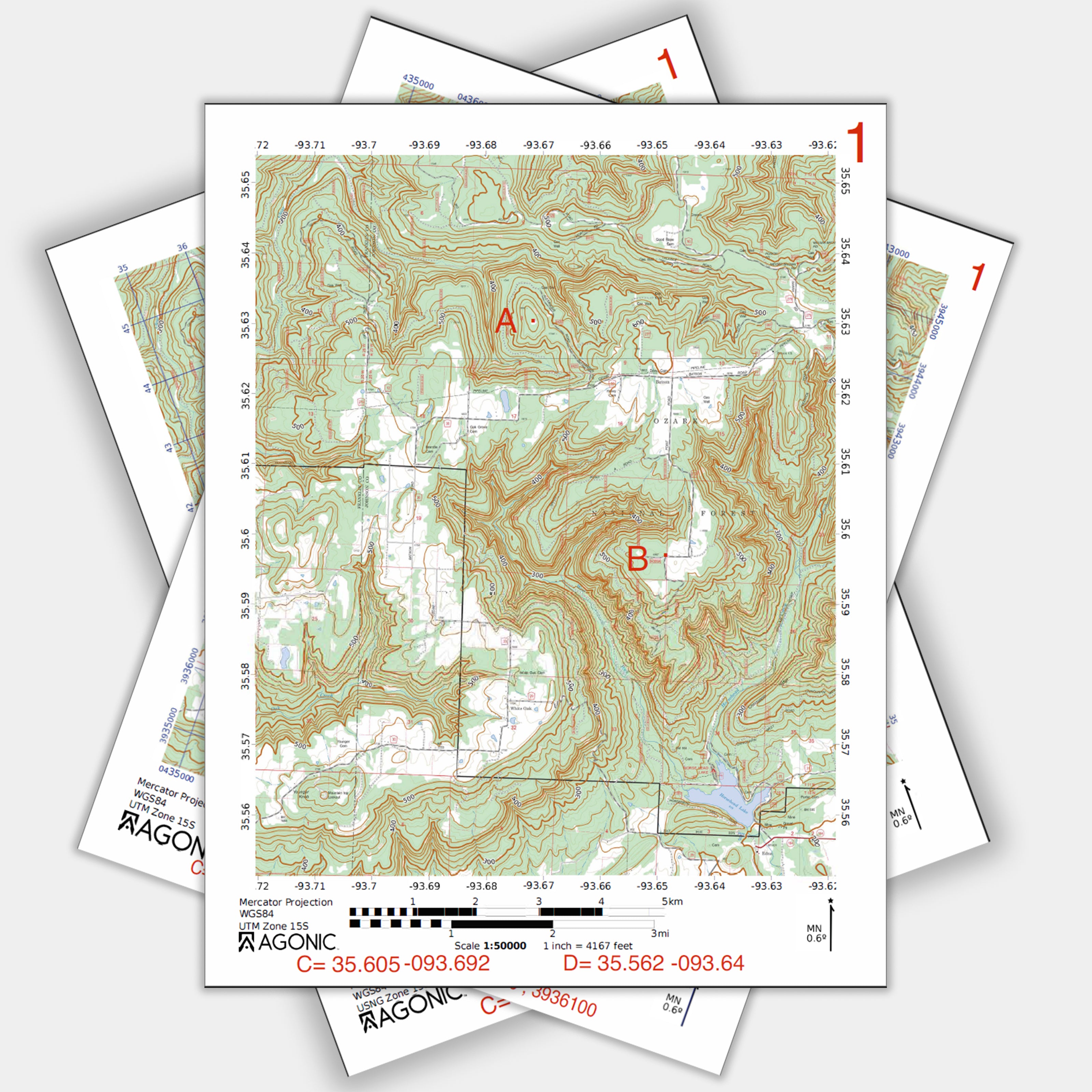 Map Work Practice Sheets – AGONIC